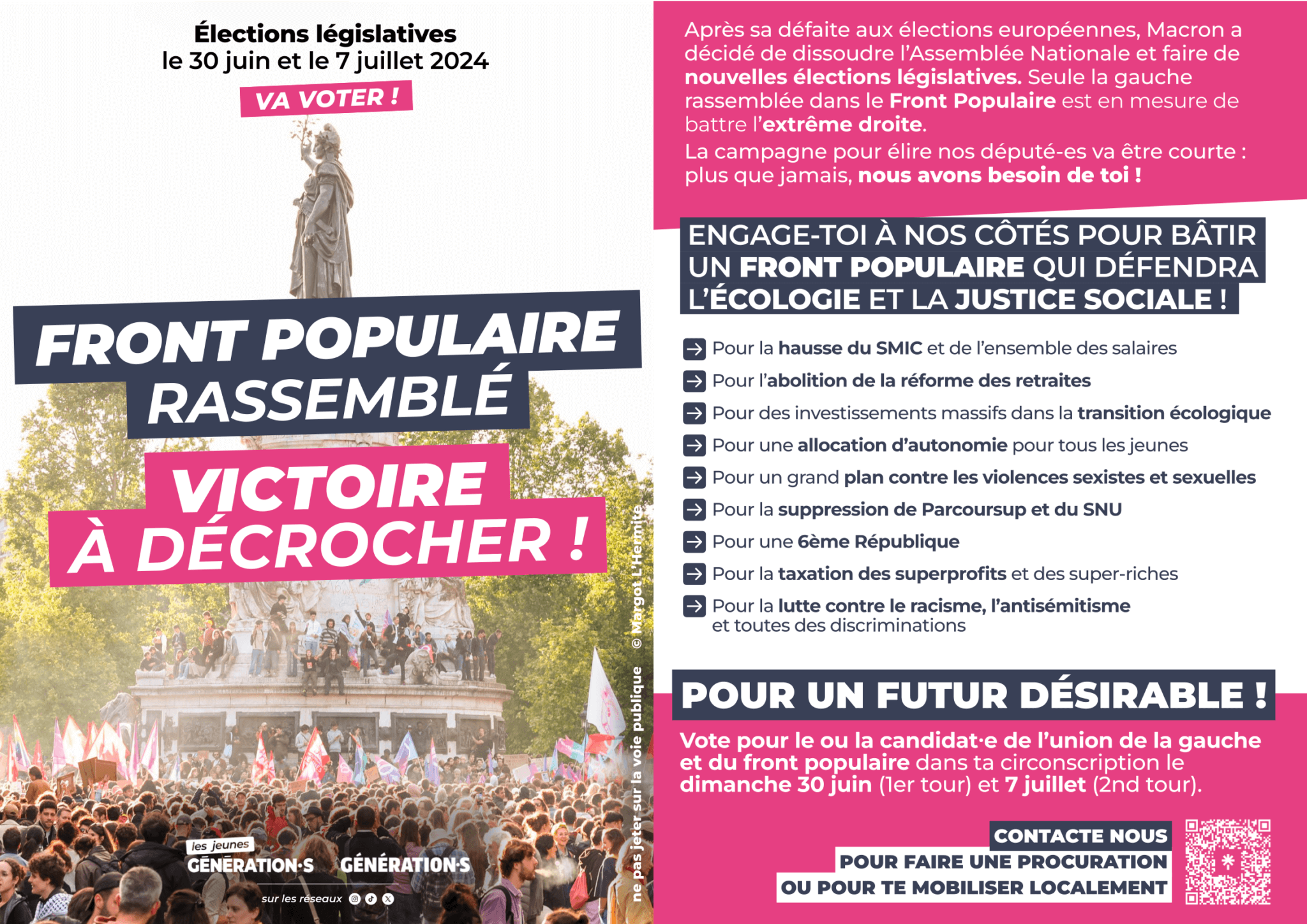 Nouveau Front Populaire - Génération·s